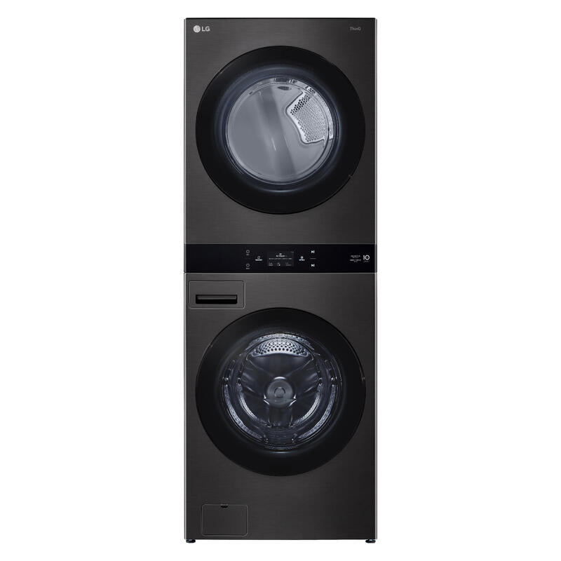 LG 19kg + 10kg Smart AI WashTower All-In-One Stacked Washer Dryer Comb ...
