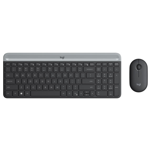 Logitech MK470 Slim Wireless Keyboard and Mouse Combo - Graphite – R.T ...