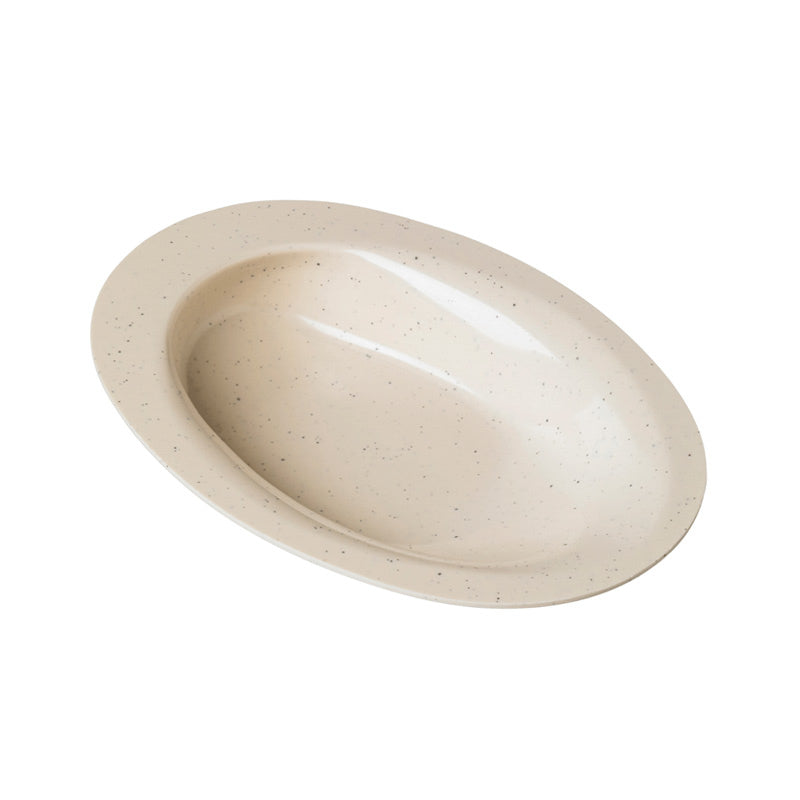 Homecraft Manoy Large Contoured Plate – Off White – R.T. Edwards Commercial